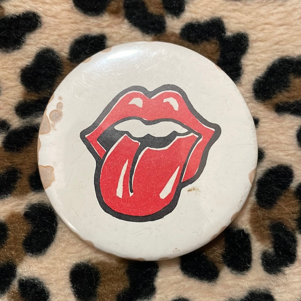 The Rolling Stones Vintage Rock Pop Music Button Pin … - Gem